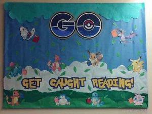 Get Caught Reading Month - Library Bulletin Board Ideas