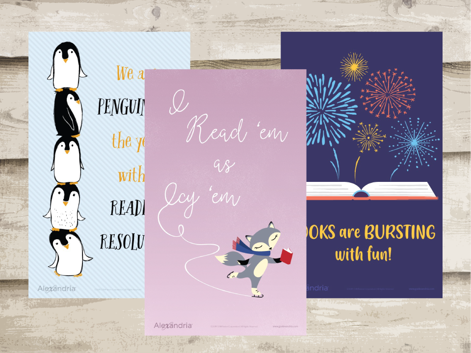 Winter and Holiday Reading Posters for Your Library | GoAlexandria.com