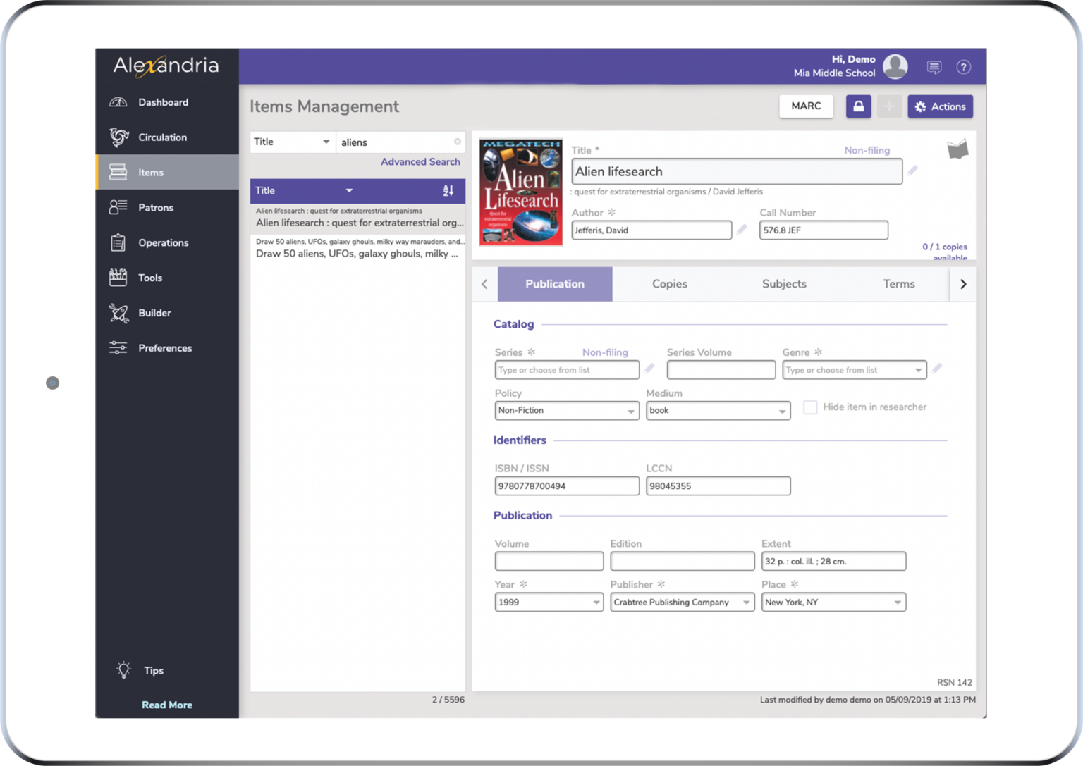 #1 Library Software for K-12 | Alexandria Library Software