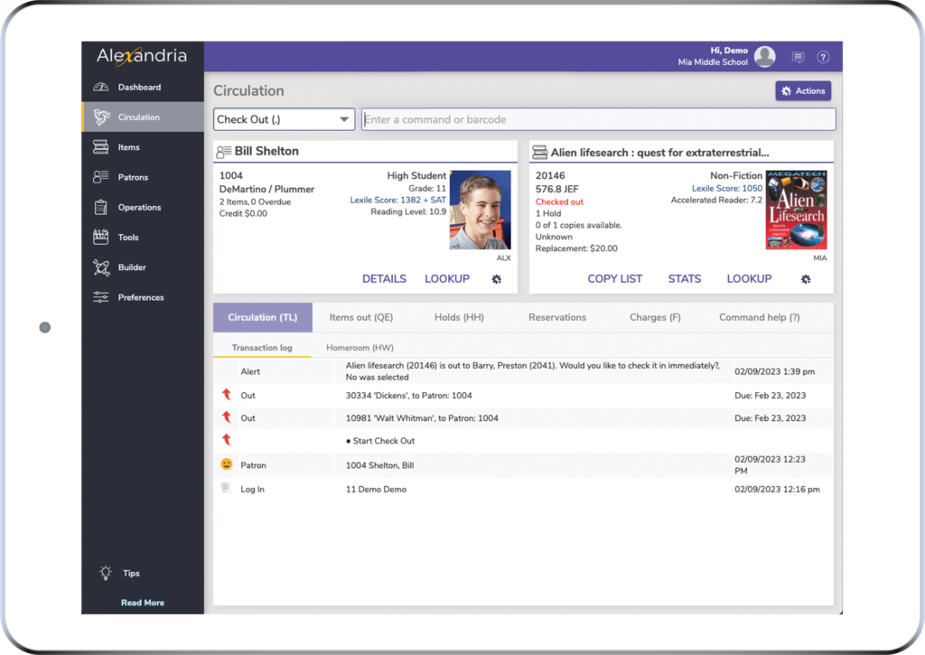 #1 Library Software for K-12 | Alexandria Library Software