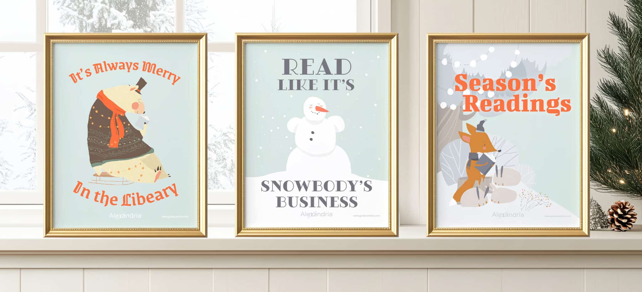 Winter Reading Library Posters | Alexandria Library Software